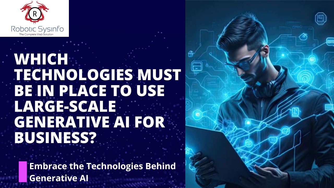 Which Technologies Must Be in Place to Use Large-Scale Generative AI ...